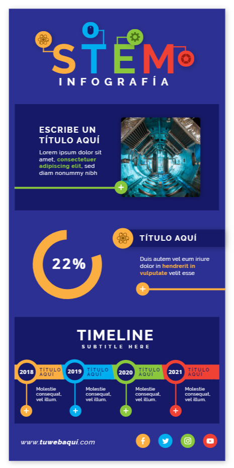 Plantillas de infografías | Genially